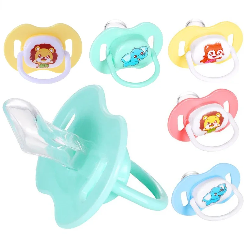 1Pc-Baby-Silicone-Pacifier-Soothing-Infants-Bite-Chew-Supplies-Newborn ...
