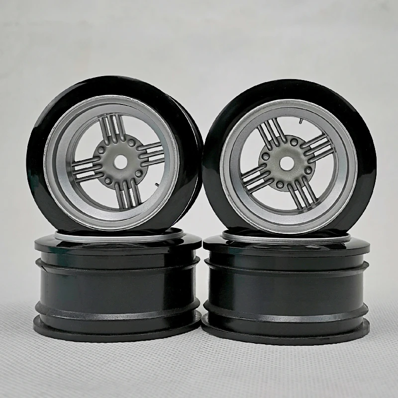 4pcs 6/9mm Offset RC Car 1/10 Scale Plastic Wheels Rims 12mm Nut Drift ...