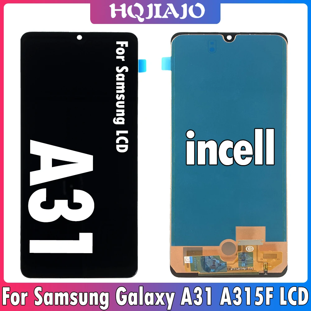 6.4" Qx Incell Lcd For Samsung Galaxy A31 Lcd Display For Samsung A315 ...