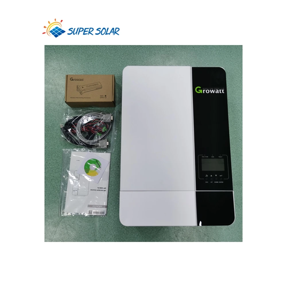 Supersolar Off Grid Inverter Solar Growatt Spf 5000 Es Mppt, 02/08/2024