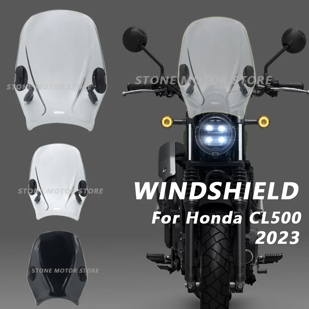 For-HONDA-CL-500-CL500-2023-Motorcycle-WindScreen-Windshield-Viser ...