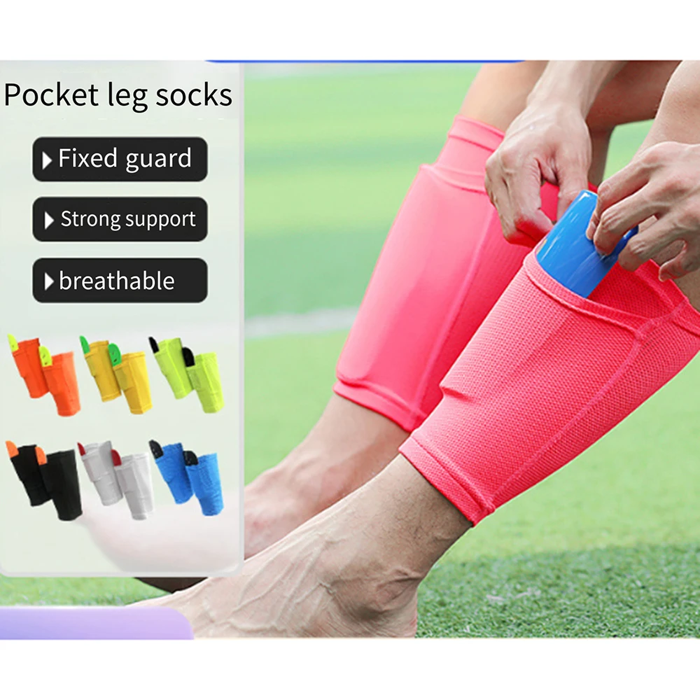1Pair-Soft-Breathable-Nylon-Football-Shin-Holder-Instep-Socks-Soccer ...