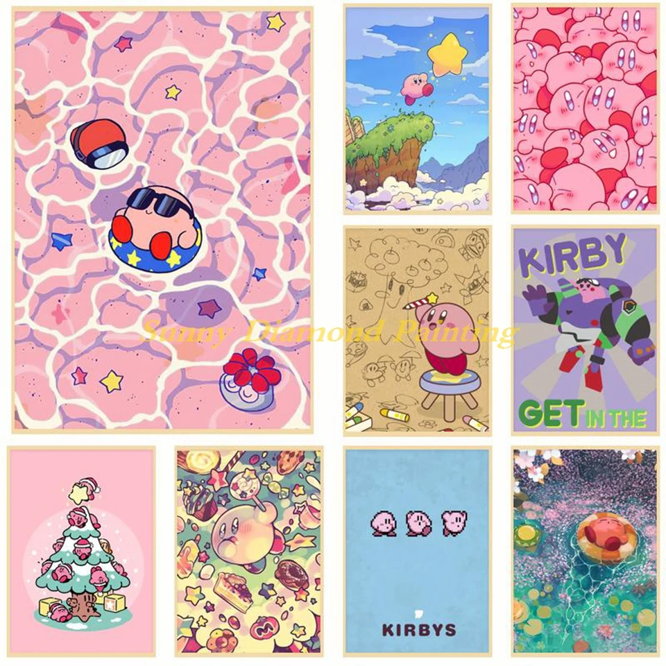 Game-Cute-K-Kirbys-Series-5D-Diamond-Painting-New-Diy-Full-Drill ...