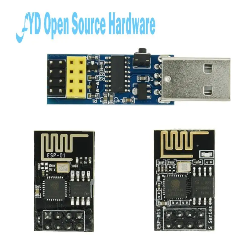 ESP8266 ESP 01 ESP 01S firmware quemando módulo WIFI downloader ESP ...
