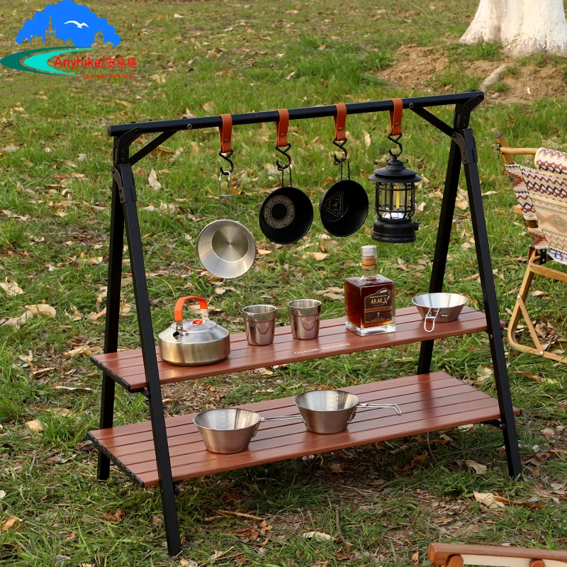 Outdoor-Camping-Shelf-Multi-functional-Portable-Picnic-Camping-Aluminum ...