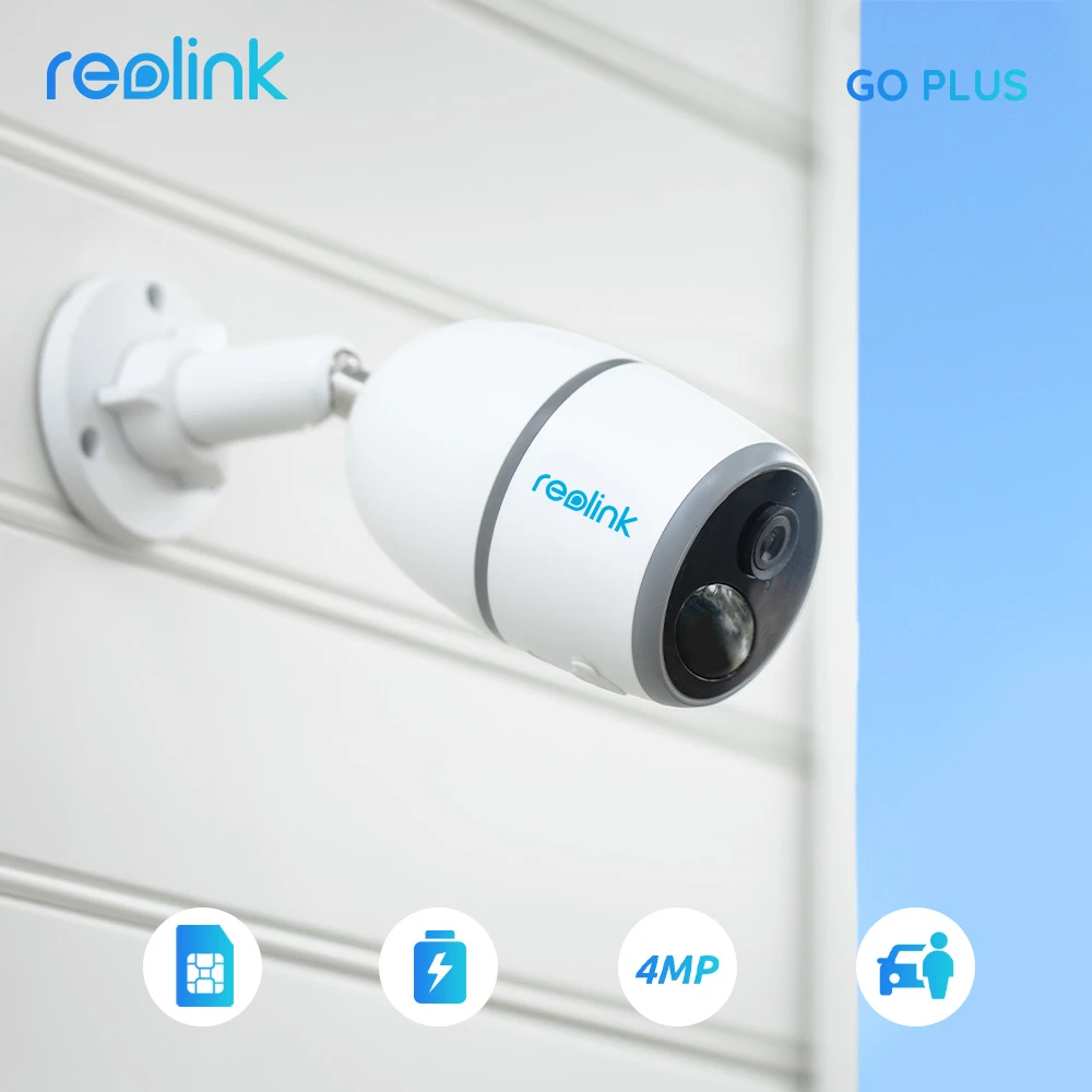 Reolink Go Plus 4mp Battery 4g Sim Card Network Camera Wild Video ...