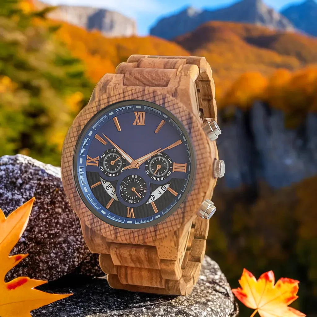 Relogio-Masculino-Wooden-Watch-Men-Top-Brand-Luxury-Stylish-Chronograph ...
