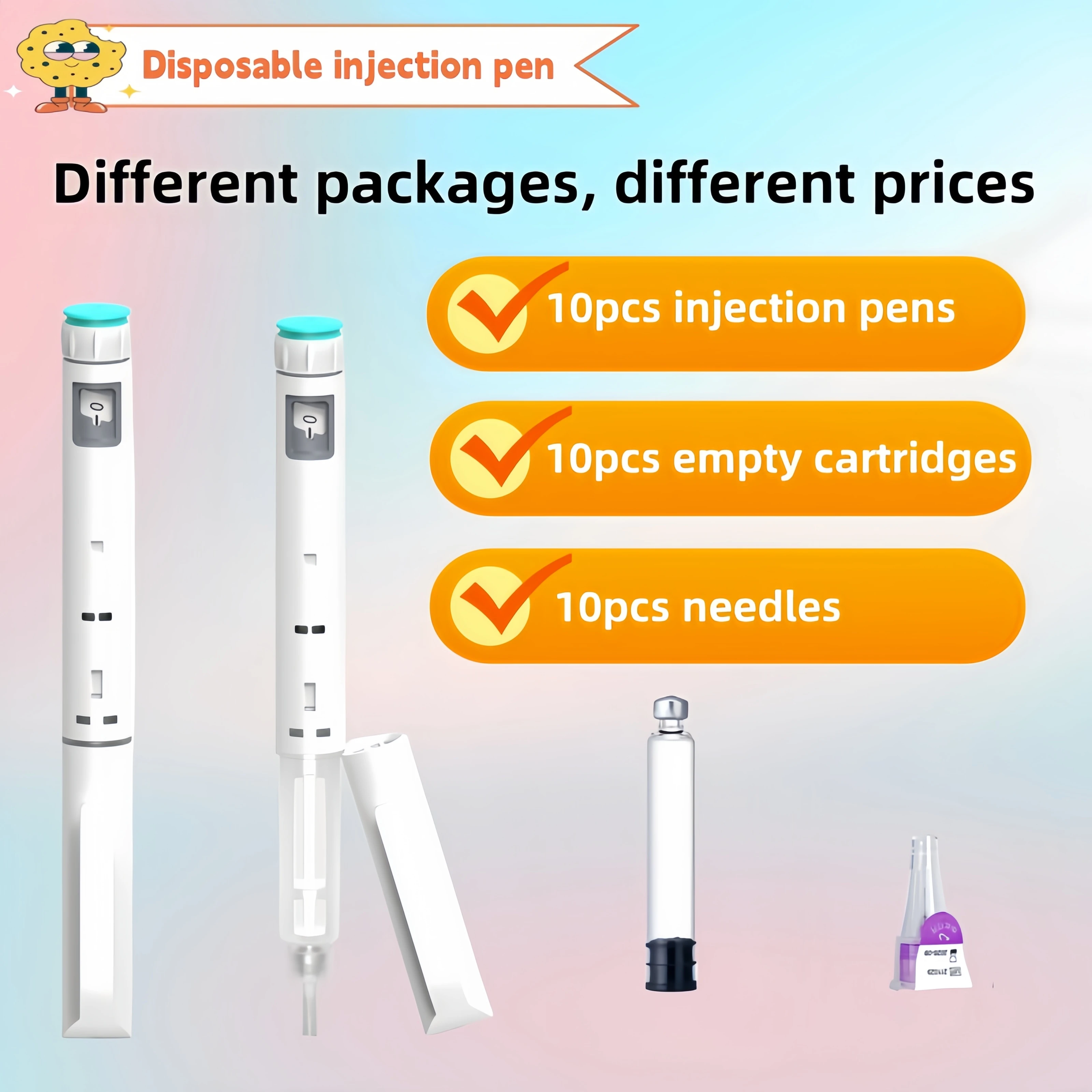 Beauty pen, disposable, peptide injection pen (excluding drugs), high ...