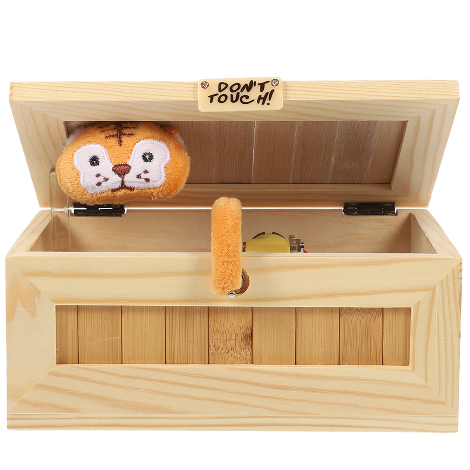 Wood Box Tricky Toys Urban Spoof Tiger Toy Creative Toy Horror Boring ...
