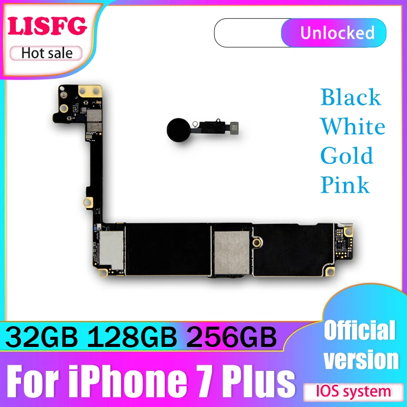 Original-Mainboard-For-iPhone-7-Plus-Motherboard-With-Touch-ID ...