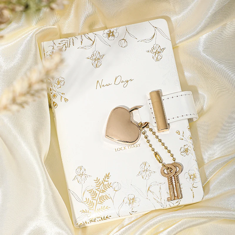 Retro-Diary-with-Padlock-Notebook-and-Journal-A7-Sketchobook-Lock ...