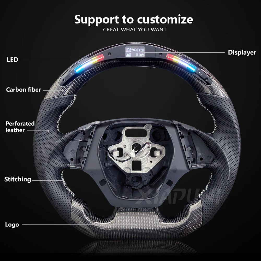 Steering Wheel For Chevrolet Corvette C7 Camaro SS ZL1 2014-2018 RPM ...