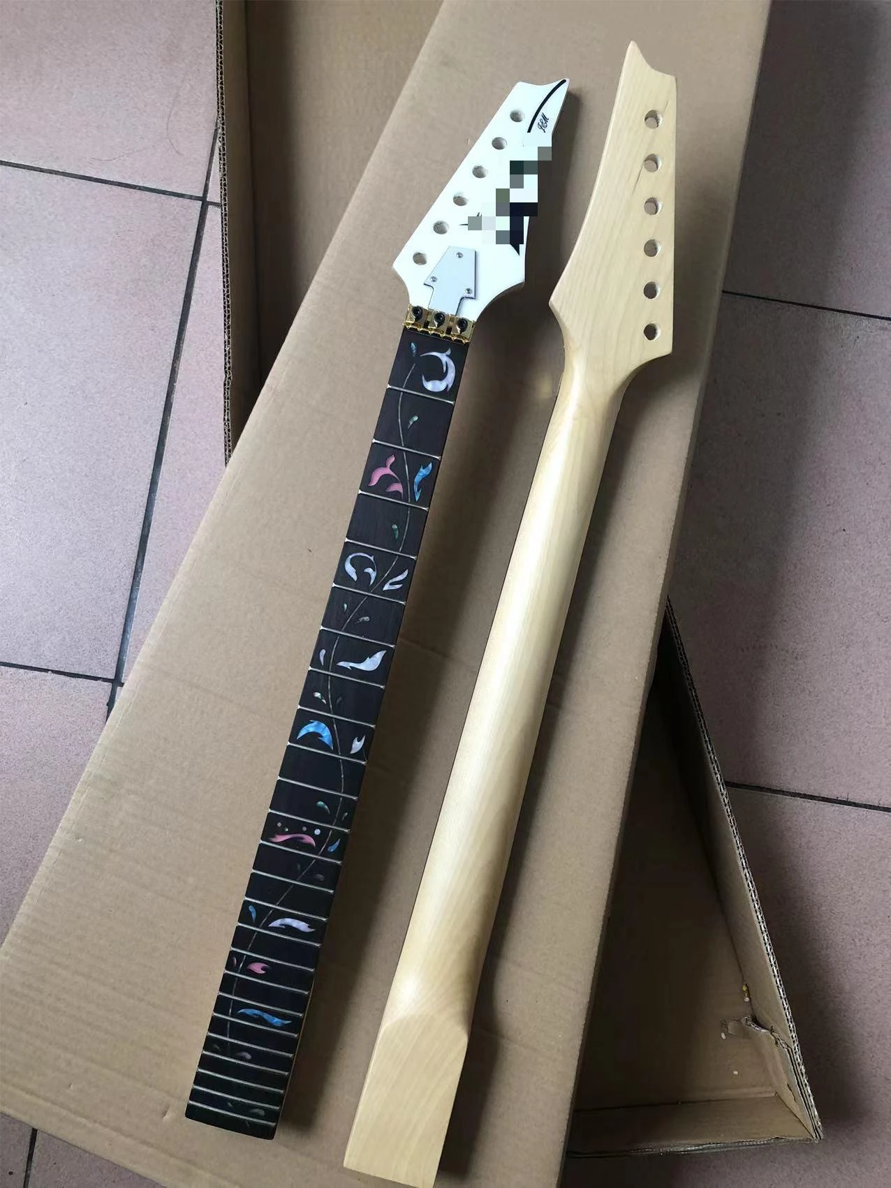 Guitar Neck Vine Inlay | 24 Fret Guitar Neck Inlay | Guitar Part Neck ...