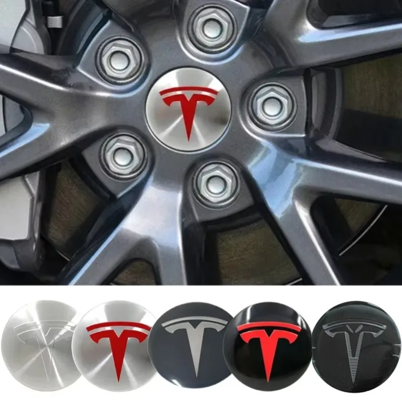 4-pz-56mm-65mm-Car-Wheel-Hub-Center-Caps-Emblem-Stickers-per-Tesla ...
