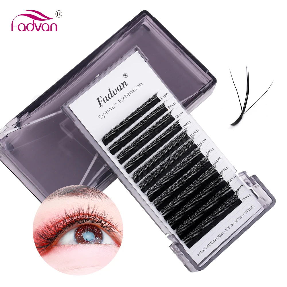 Fadvan 3d W Shaped Eyelash Extensions 2.0 Faux Mink 3d Premade Fan ...