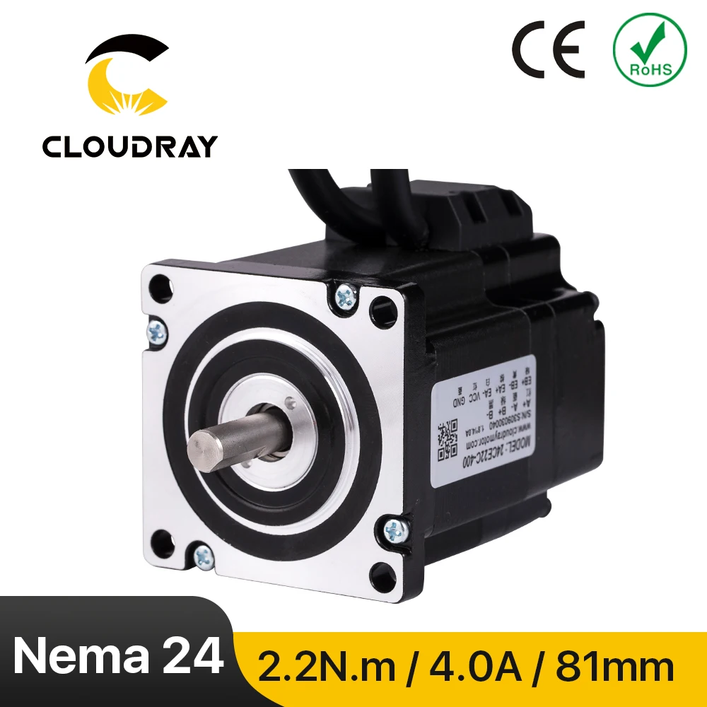 Cloudray Nema24 Closed Loop Stepper Motor with Encoder 2.2N.m 4.0A ...