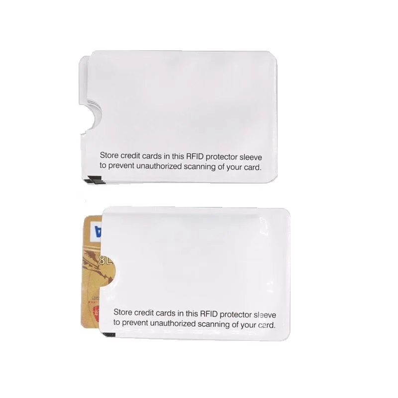 500PCS-Credit-Card-Holder-RFID-Card-Protector-Sleeve-Anti-Scan-Blocking ...