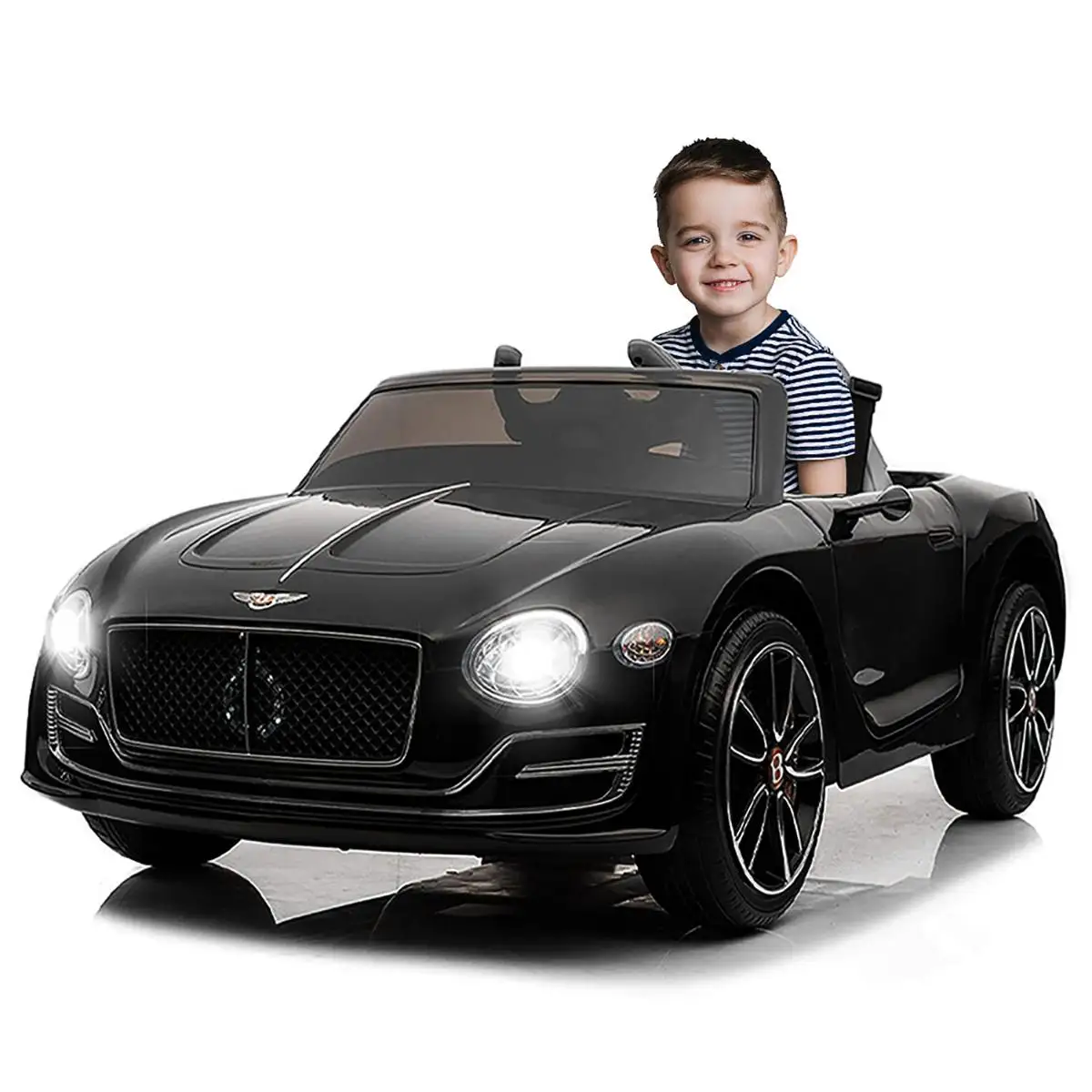 6V Ride On Electric Car For Kids with Remote Control, 4 Wheels, LED ...