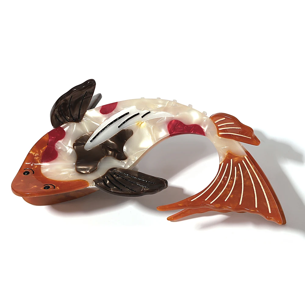 Acetate-Marine-Animal-Fish-Oversize-Hair-Clip-Claw-For-Women-Girls ...