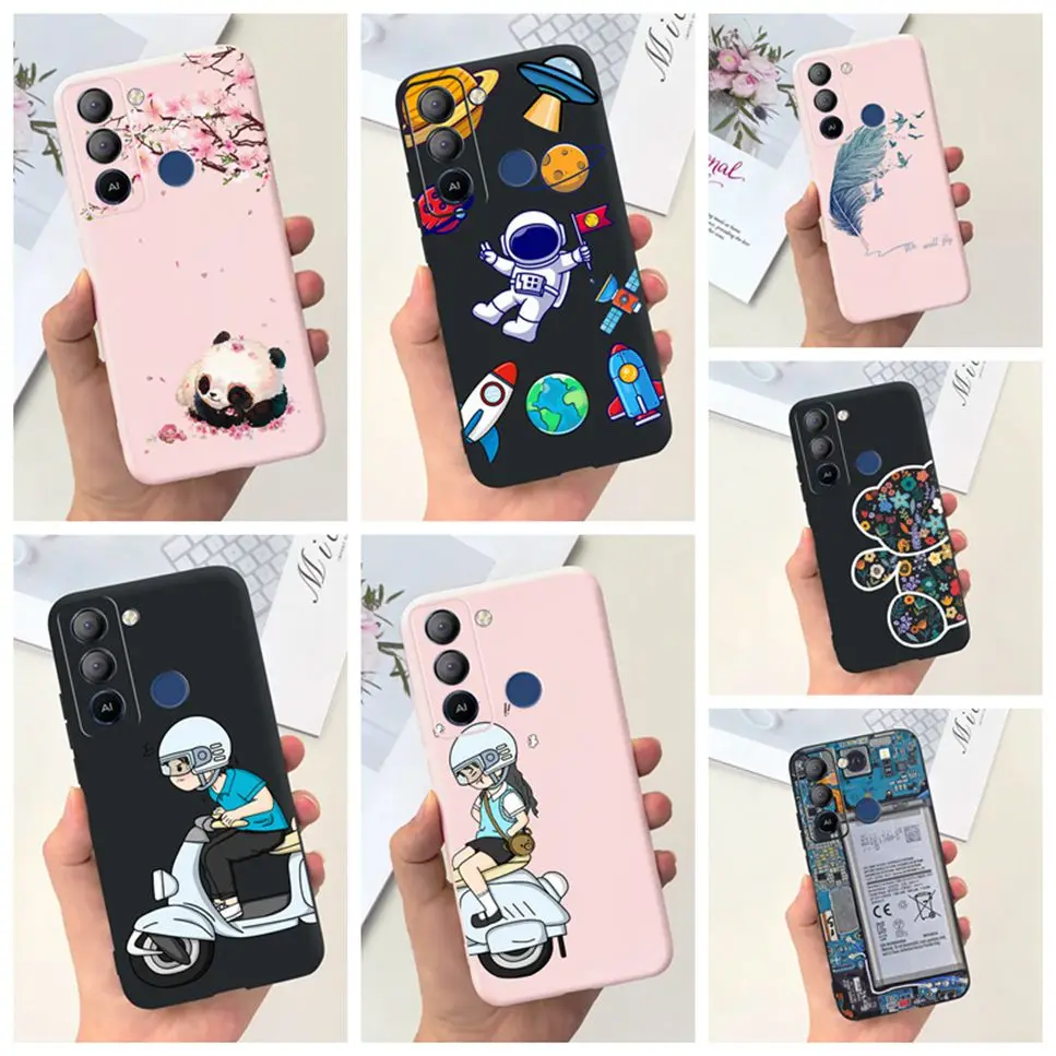 For-Tecno-Pop-5-LTE-Case-6-52-Soft-Silicone-Cute-Cartoon-Protective ...