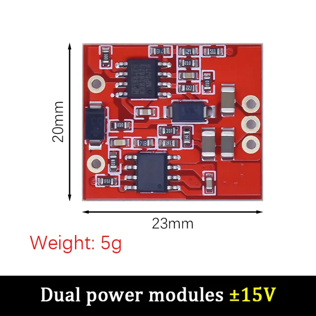 NEW DC-DC step-down PSU Positive and negative dual output 5/9/12/15V ...