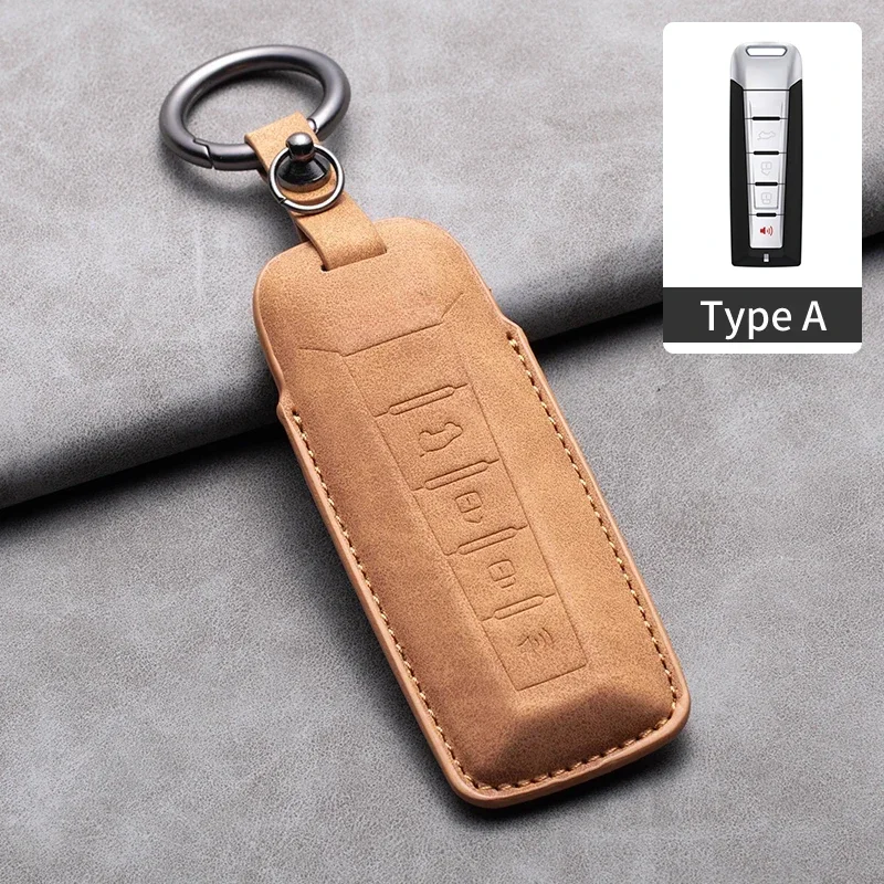4 Buttons Car Remote Key Case Cover for Great Wall GWM WEY Coffee01 ...