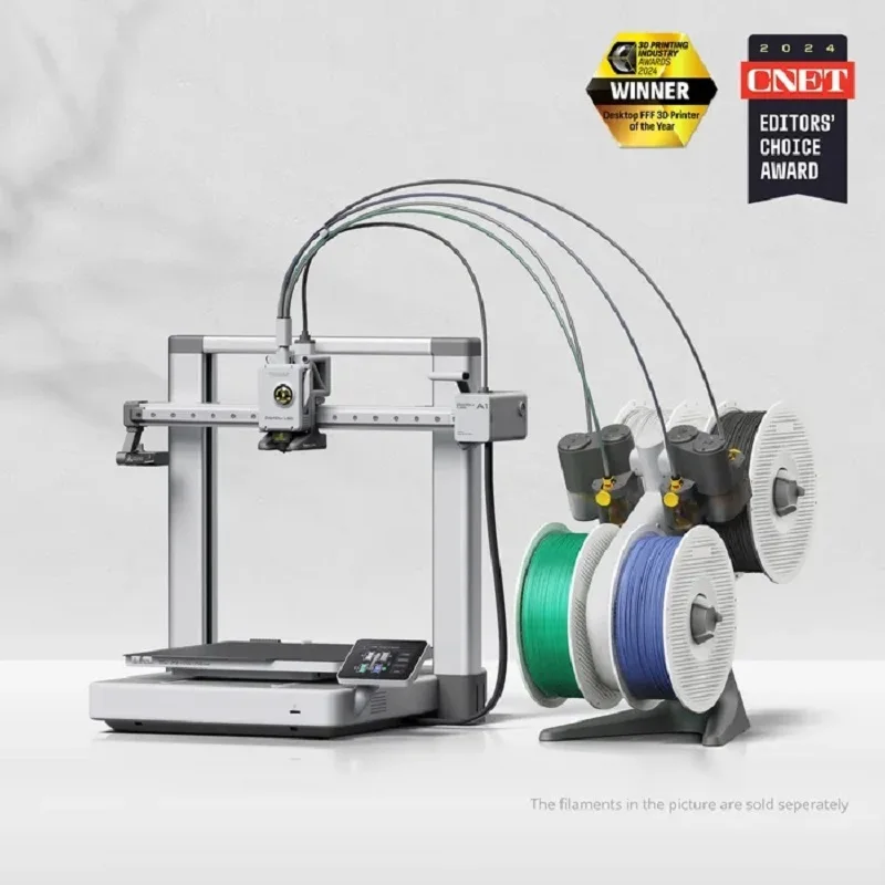 3D Printer Bambu Lab EU A1 A1 Combo Full-Auto Calibration Modeling Printing Active Flow Rate ...