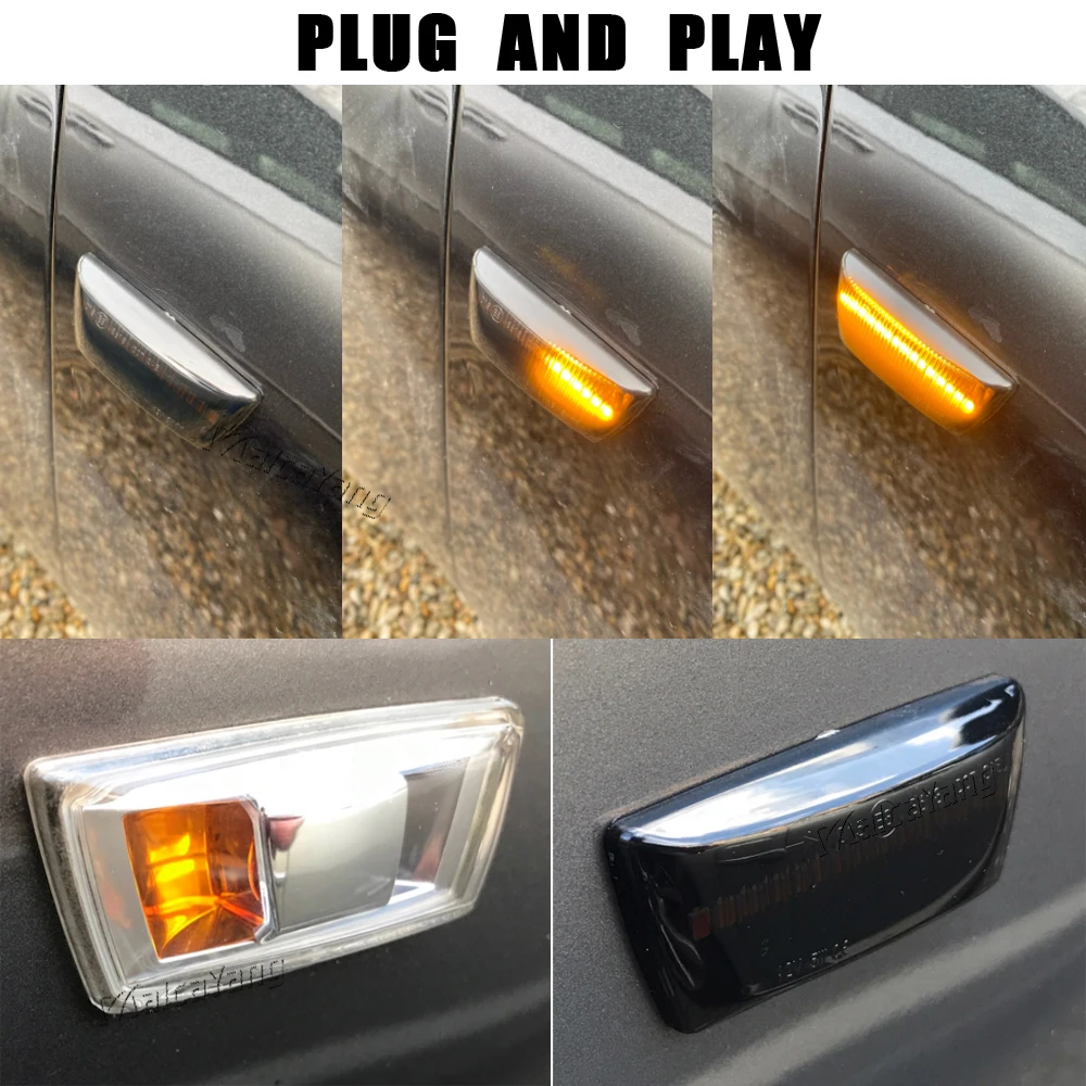 Dynamic-Side-Marker-Light-Side-Signal-Lights-For-Opel-Astra-H-MK5 ...