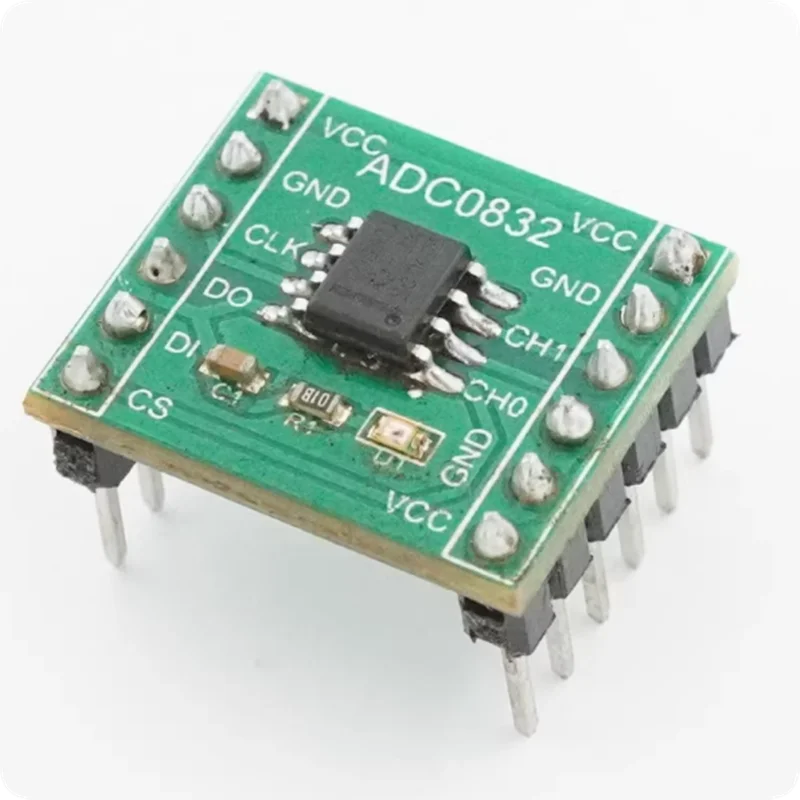 1PCS ADC0832 Módulo de conversión analógico a digital de doble canal de ...