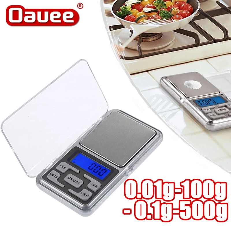 Mini Electronic Scales High Precision 500gx0.1g Pocket Digital Scale ...