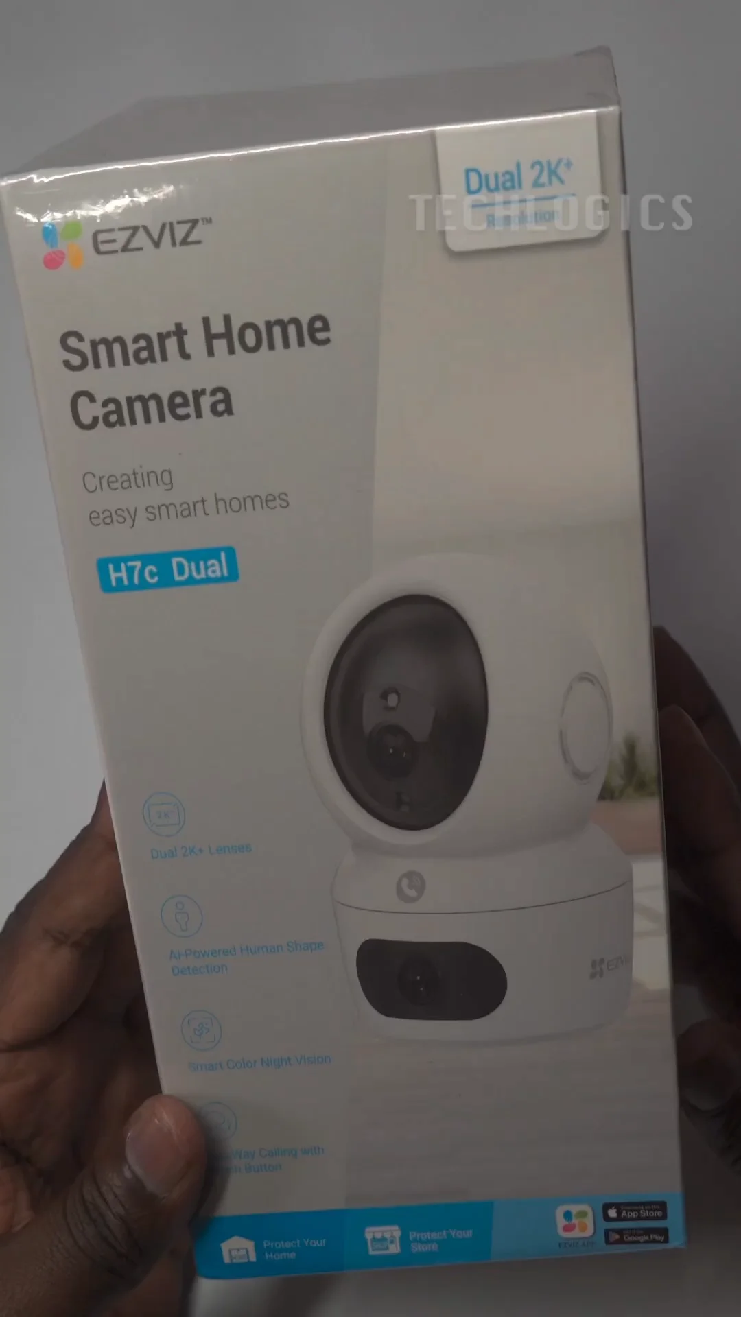 EZVIZ H7C DUAL LENS CAMERA DUAL LENS PAN & TILT WI-FI | Daraz.lk