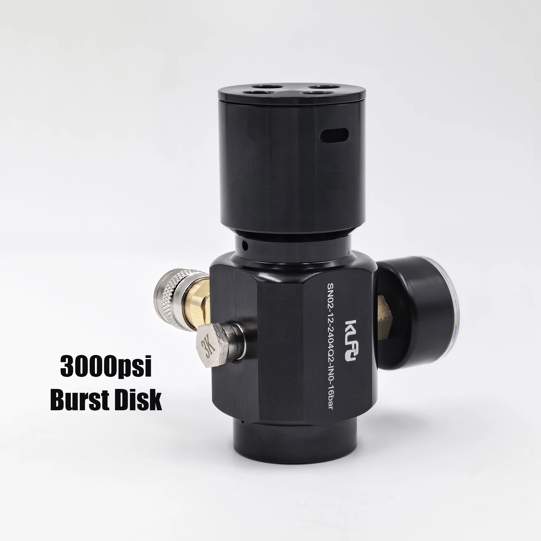 Alloy Steel Co2 Compressed Air Regulator 0-300psi Adjustable Air ...