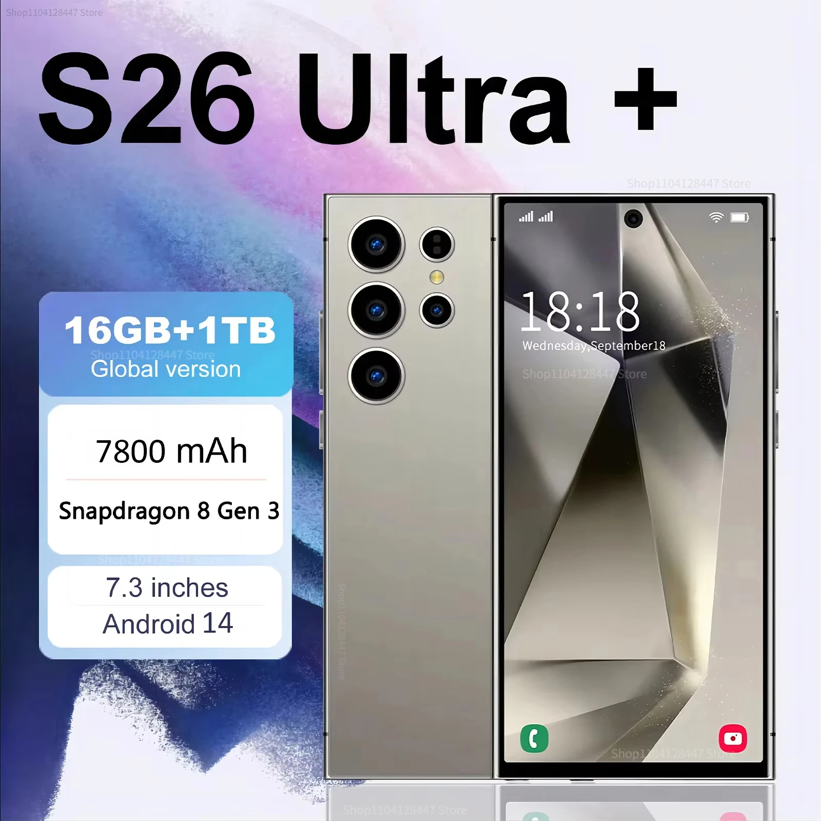 Smartphone-S26-Ultra-Plus-Vers-o-Global-5G-7-3-Polegada-C-mera-108MP ...