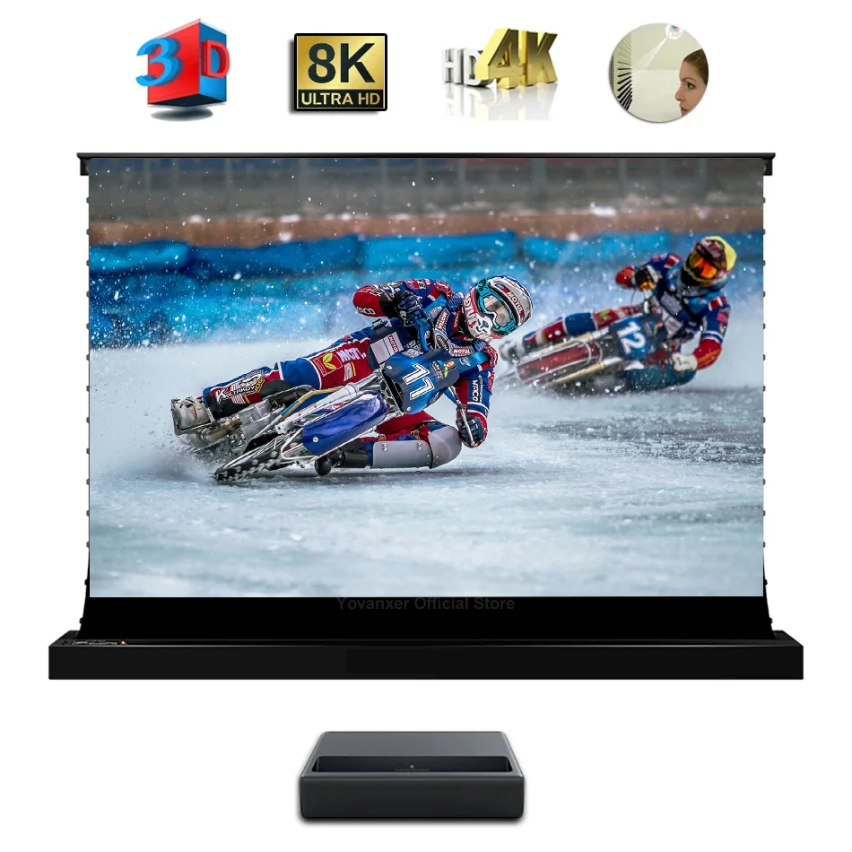 ALR-Electric-Tab-Tension-Floor-Rising-Projection-Screen-Roll-Up ...