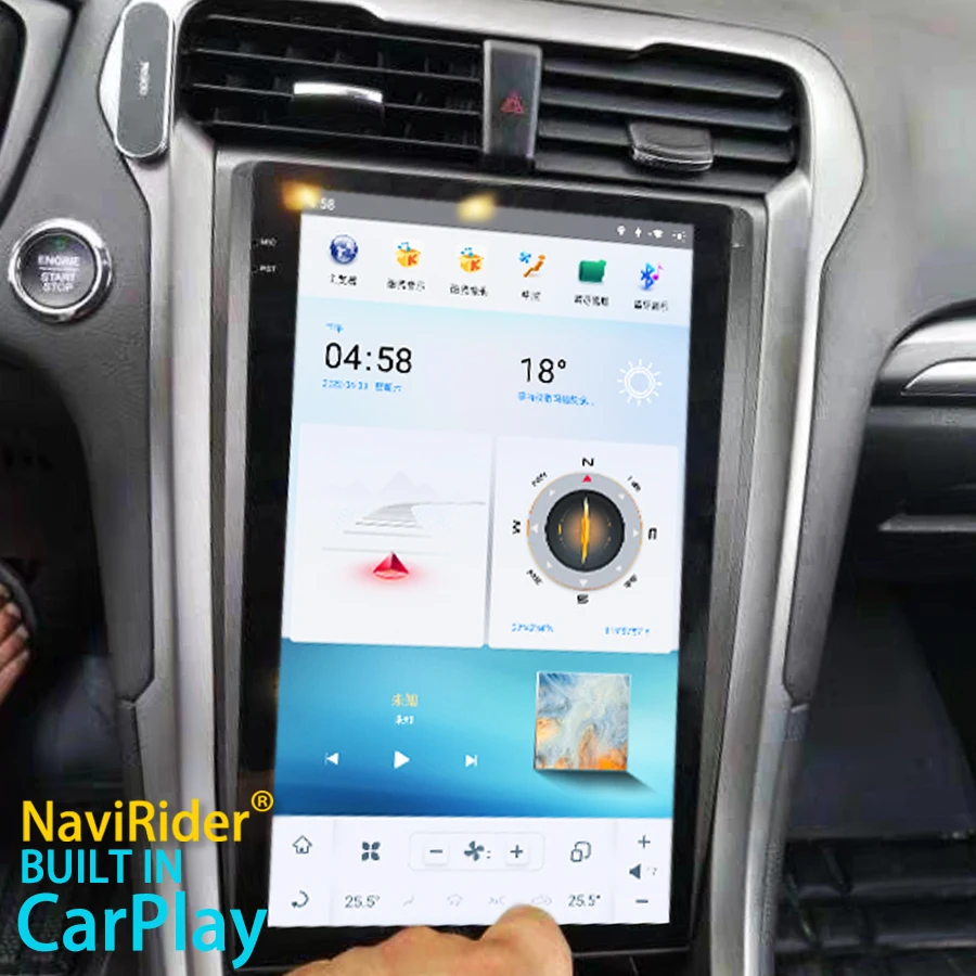 128GB-Tesla-Touch-Screen-For-Ford-Fusion-Mondeo-5-2014-2019-Car-Radio ...