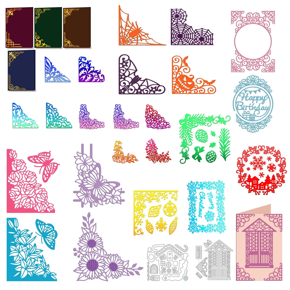 Window-Frame-Embossing-Template-Line-Corner-Carbon-Steel-Die-Cuts ...