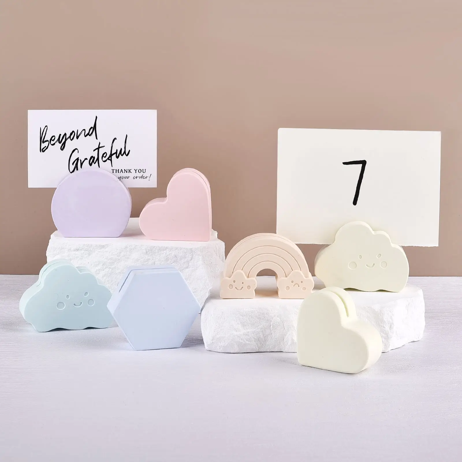 Cute-Card-Holder-Silicone-Mold-DIY-Concrete-Cement-Business-Making ...