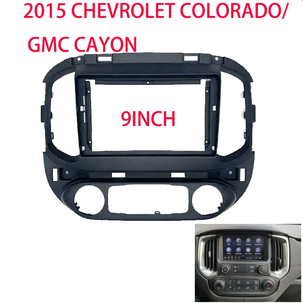 9-Inch-Car-Radio-GPS-Plastic-Fascia-Panel-Dashboard-Frame-for-Chevy ...
