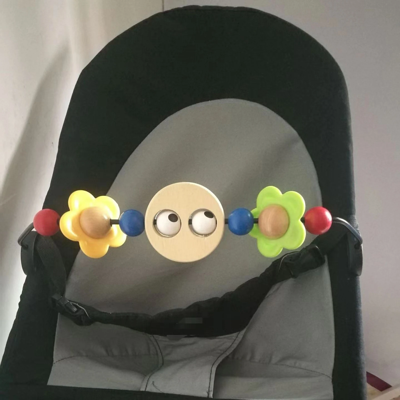 Bell Bracket Educational Stroller Bell Toy Bracket for Indoor Pram Stroller