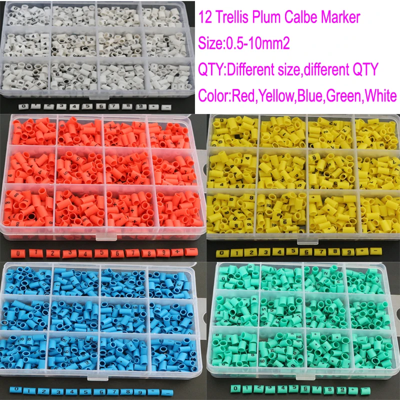 Freeshipping-Number-0123456789-10-12-Trellis-Plum-Cable-Markers-0-5-0 ...