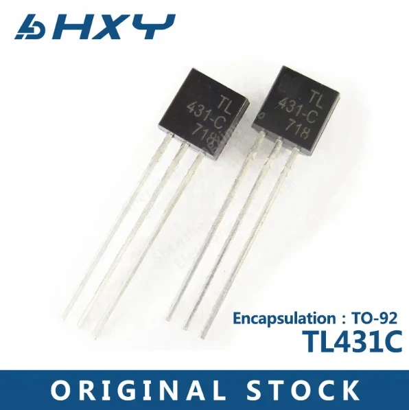 10PCS TL431C TL431-C TO-92 in-line voltage reference chip IC New stock ...