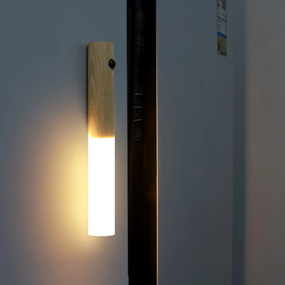 Creative-Good-Stick-Smart-Human-Sensor-Light-Home-Simple-Wood-Grain ...