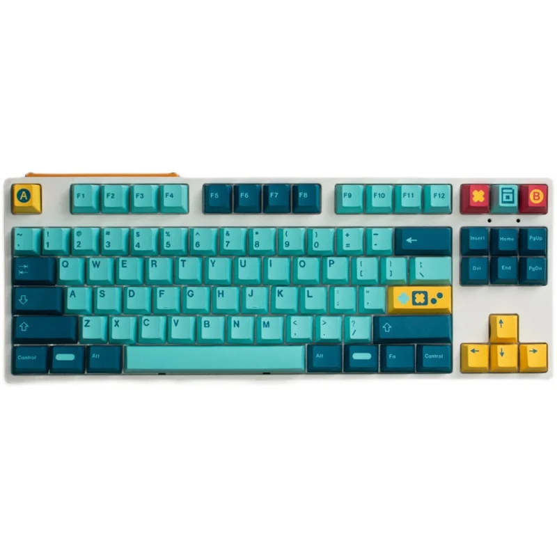 GMK-Retrocast-23-129-Keys-PBT-Material-Dye-Sub-Cherry-Profile-Keycap ...