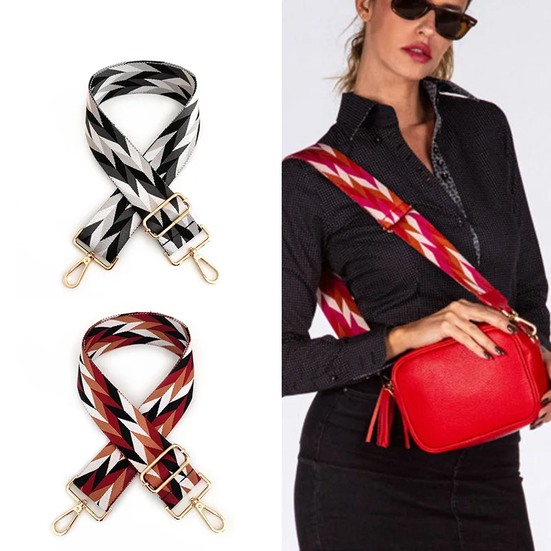 Bags-Strap-Belt-Women-Four-Color-Stitching-Straps-Crossbody-Messenger ...
