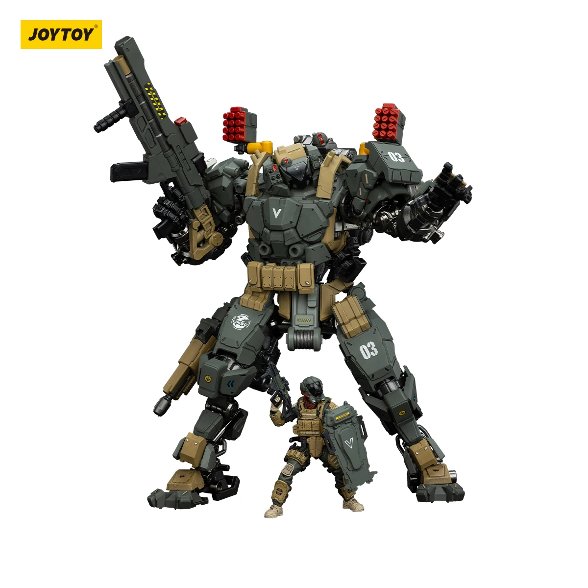 JOYTOY bataille pour les étoiles 1/18 31 cm figurines Mecha Tyrant-03 ...