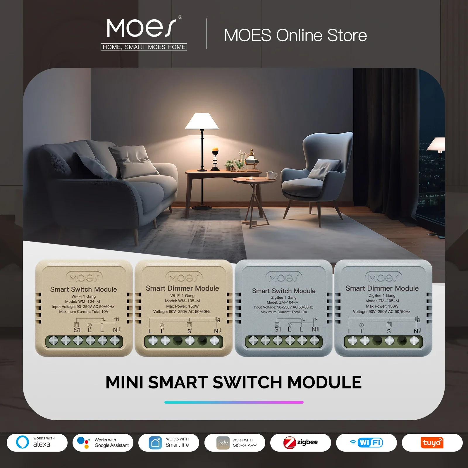 MOES-Star-Ring-Series-Mini-Tuya-WiFi-Zigbee-Smart-Switch-DIY-Module ...