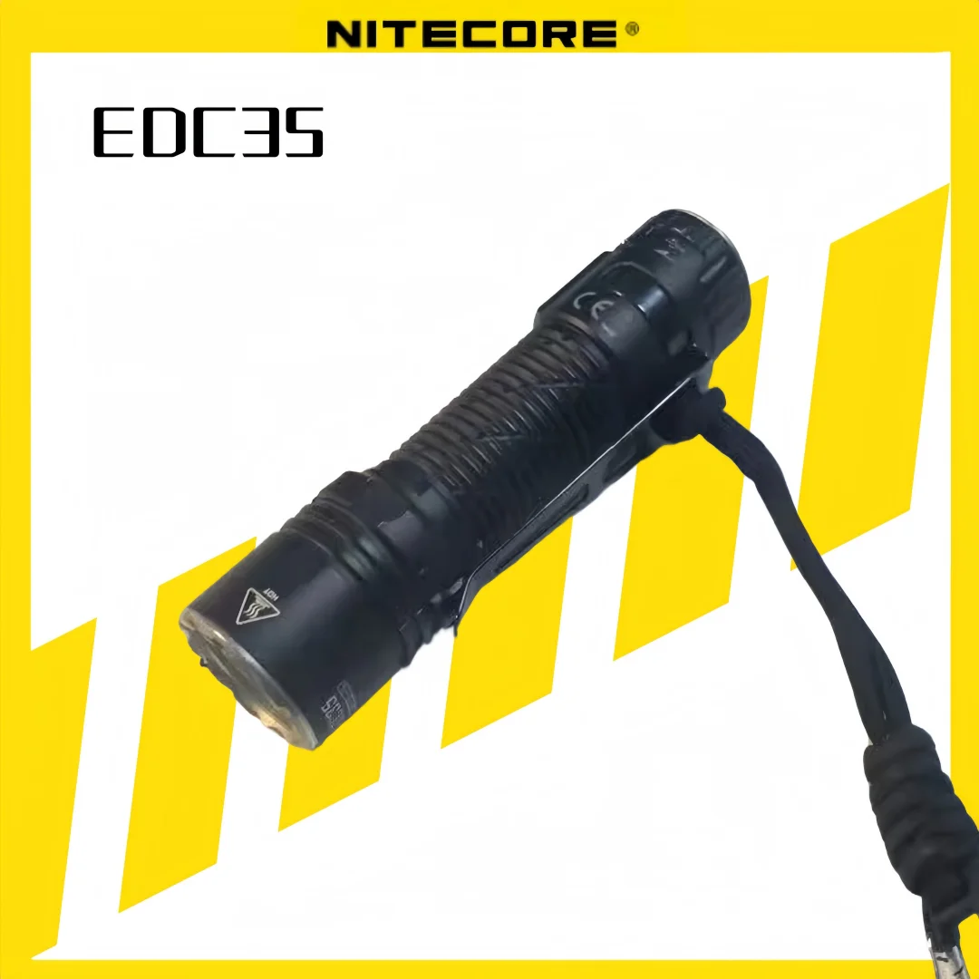 Nitecore EDC35 Hiking Flashlight camping USB-C Rechargeable hiking 5000 ...