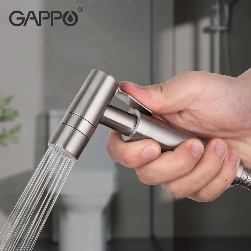 Gappo 브러시드 304 스테인레스 스틸 핸드헬드 화장실 비데 스프레이어, 샤워 욕실 핸드 스프레이어 비데 수도꼭지 Y50005| | - AliExpress