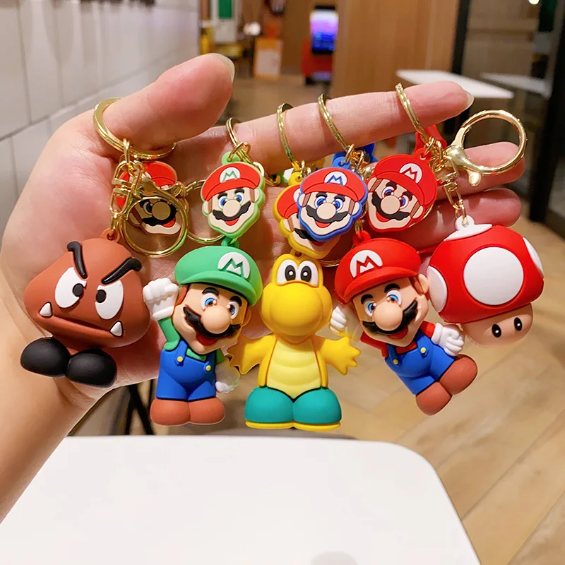 Super-Mario-Bros-Keychain-Anime-Figure-Toad-Yoshi-Decoration-Backpack ...