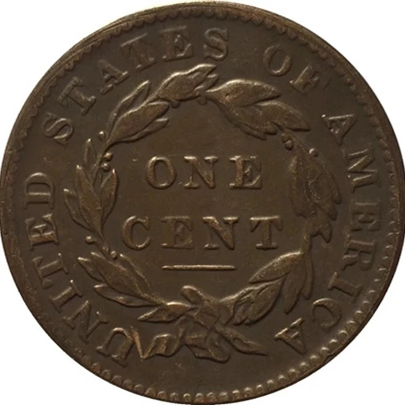 Een Datum Van Usa 1 Cent 1816 1835 "Liberty Head/Matrone Hoofd/Coronet ...
